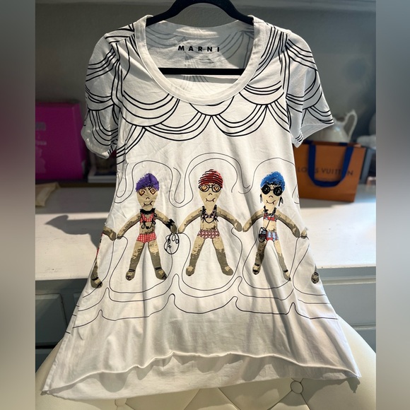 Marni | Tops | Marni Little People Holding Hands | Poshmark